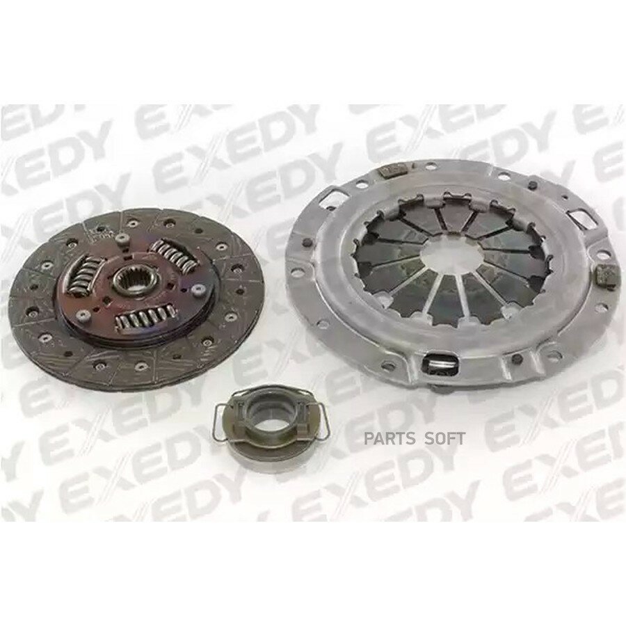 Комплект сцепления DAIHATSU: CUORE VI (L7) 1.0/1.0 DVVT/1.0 i (L701) 98-03, CUORE VII (L251) 1.0 03- от официального дистрибьютора, EXEDY, артикул DHK2049