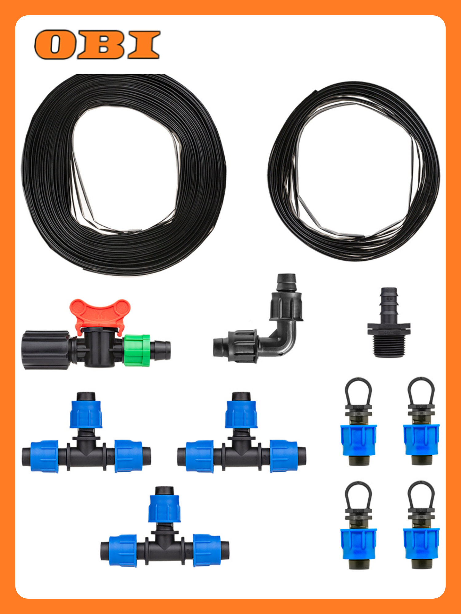 Капельный полив Masterprof "Роса", ленточный, 40м, фиолетовый