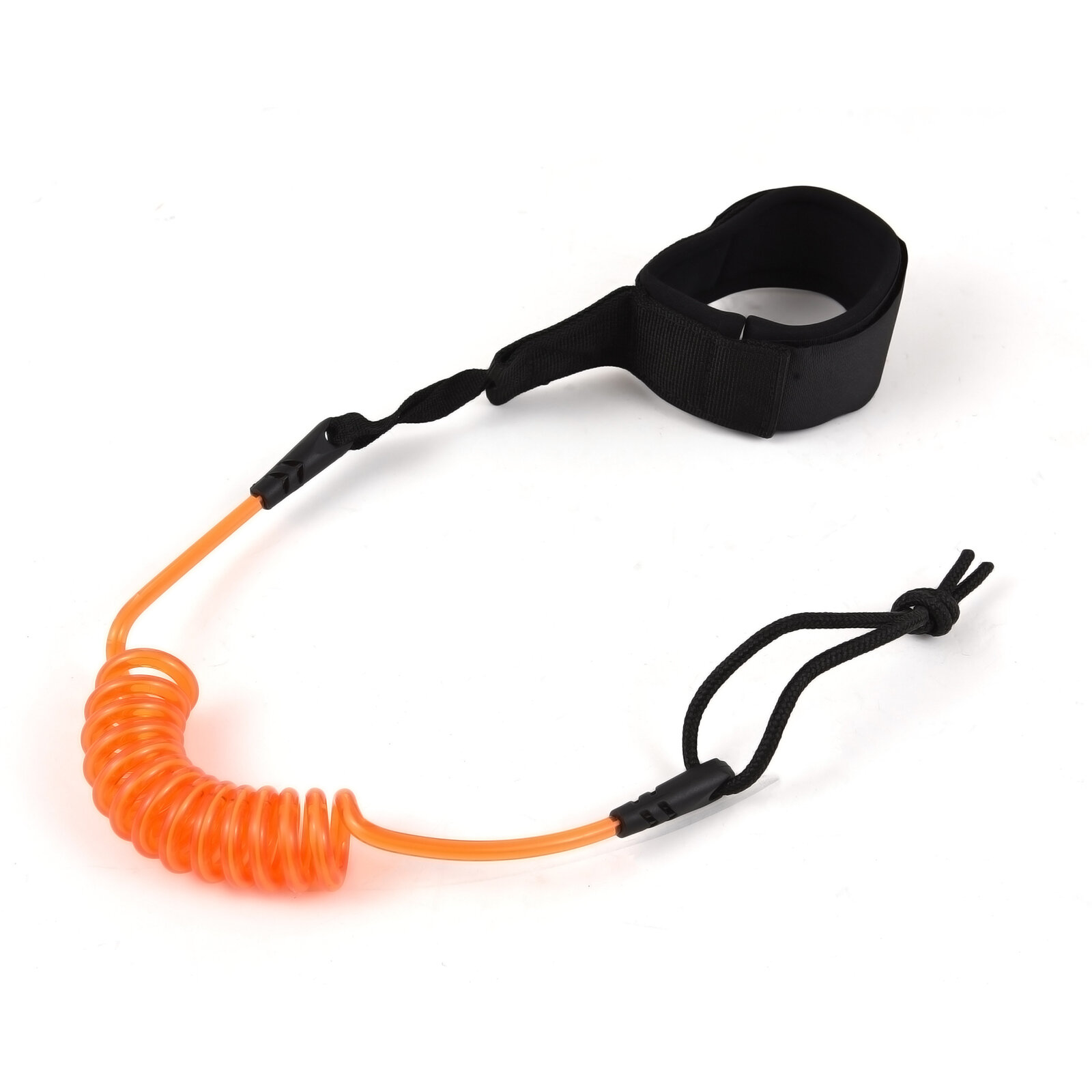 Шнур для серфборда 1.2m/4ft Coiled Sup Leash Leg Rope Elastic Safety Outdoor SUP Strap, материал TPU, цвет Blue/Orange/Green/White/Gold, вес 64g/2.3oz, в комплект входят 1 штука
