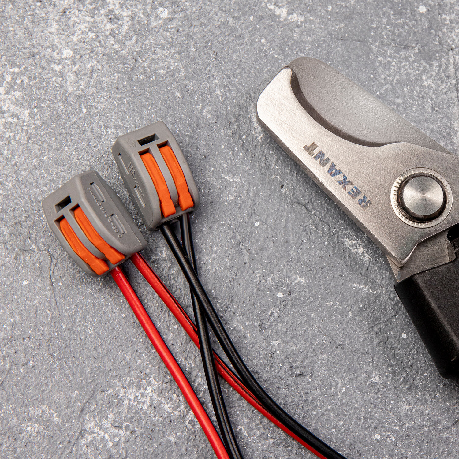 Универсальная клемма СМК REXANT 222-412, 2-проводная серая 0,08-2,5/4 мм², 10 шт.