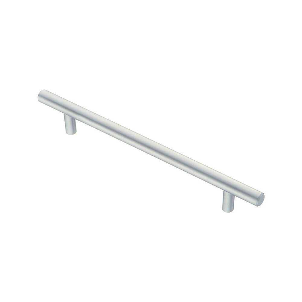 Ручка-рейлинг мебельная Kerron Metallic d10 мм металлическая матовый хром (R-3010-128 SC)