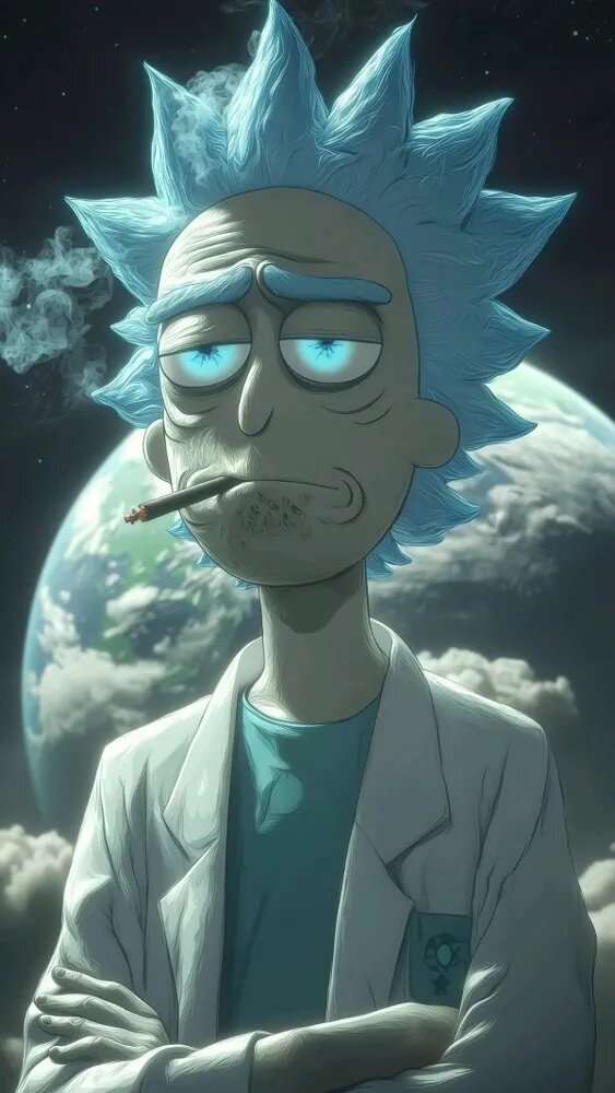 Алмазная Мозаика "Рик И Морти" MozArt / Вышивка Стразами 40x50 / Живопись, Художни