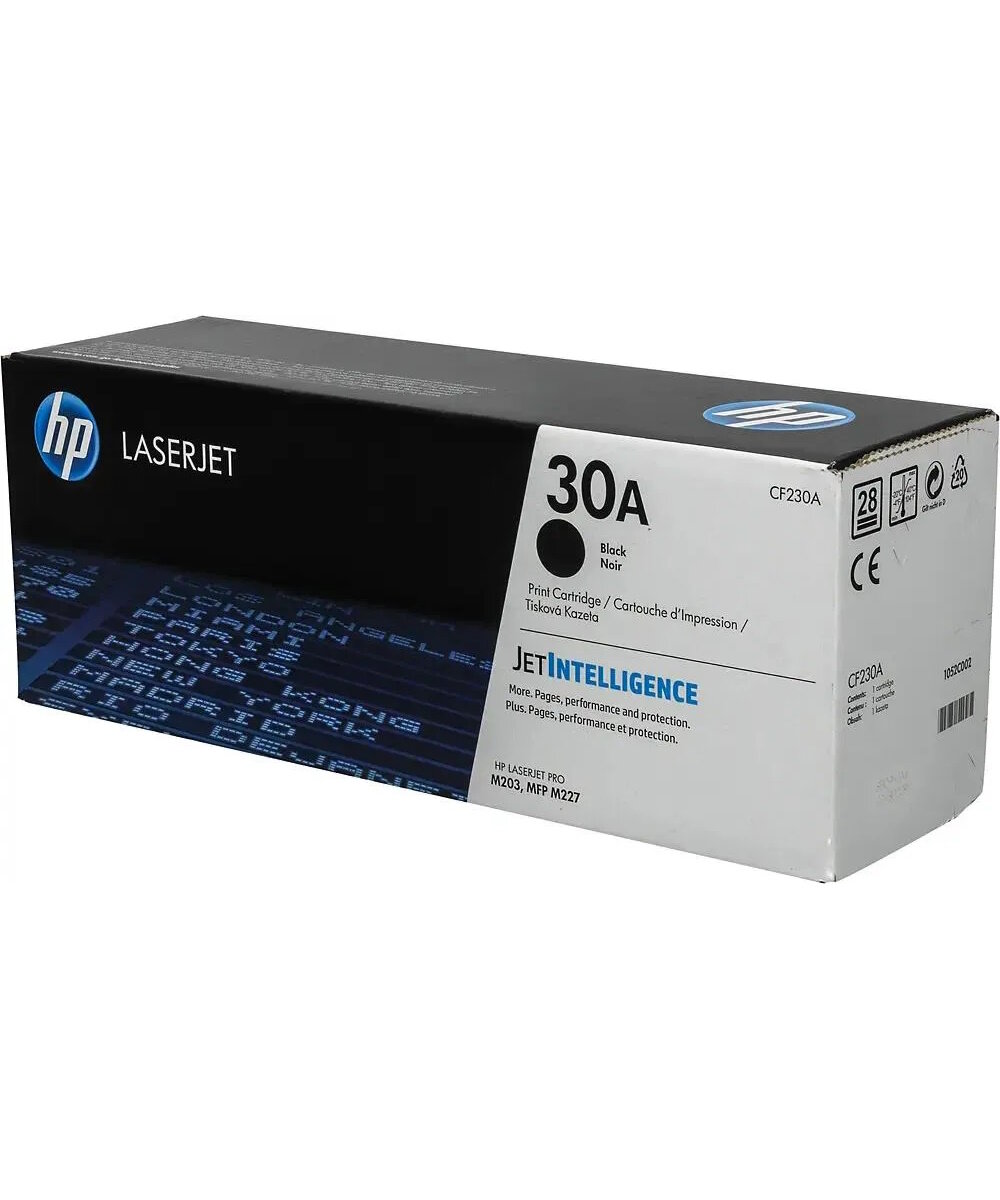 Картридж для лазерных принтеров HP №30A CF230A, 1600 стр, черный
