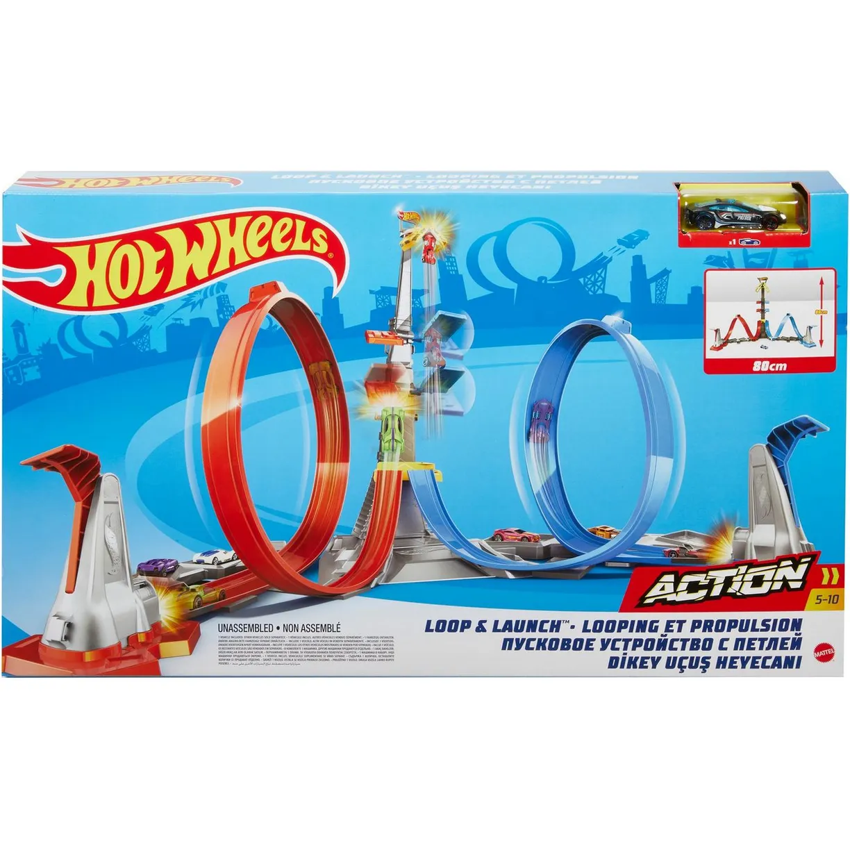 Игровой набор Hot Wheels "Небесное противостояние", трек, для детей от 3 лет, от 1 машинки