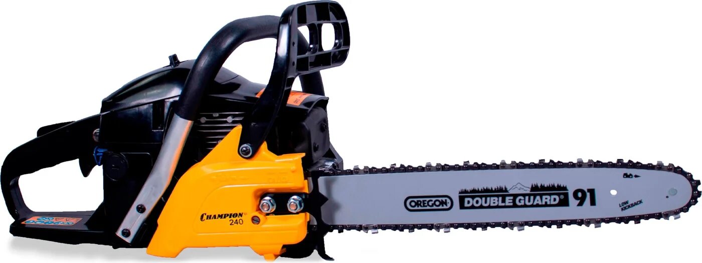 Бензопила Champion A240-16, бензиновая, бытовая, шаг цепи: 3/8 дюйма, длина шины: 40 см