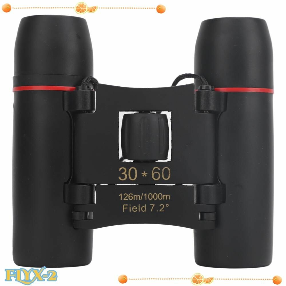 Компактный бинокль 30x60, алюминиевый, резиновый, для концертов и туризма