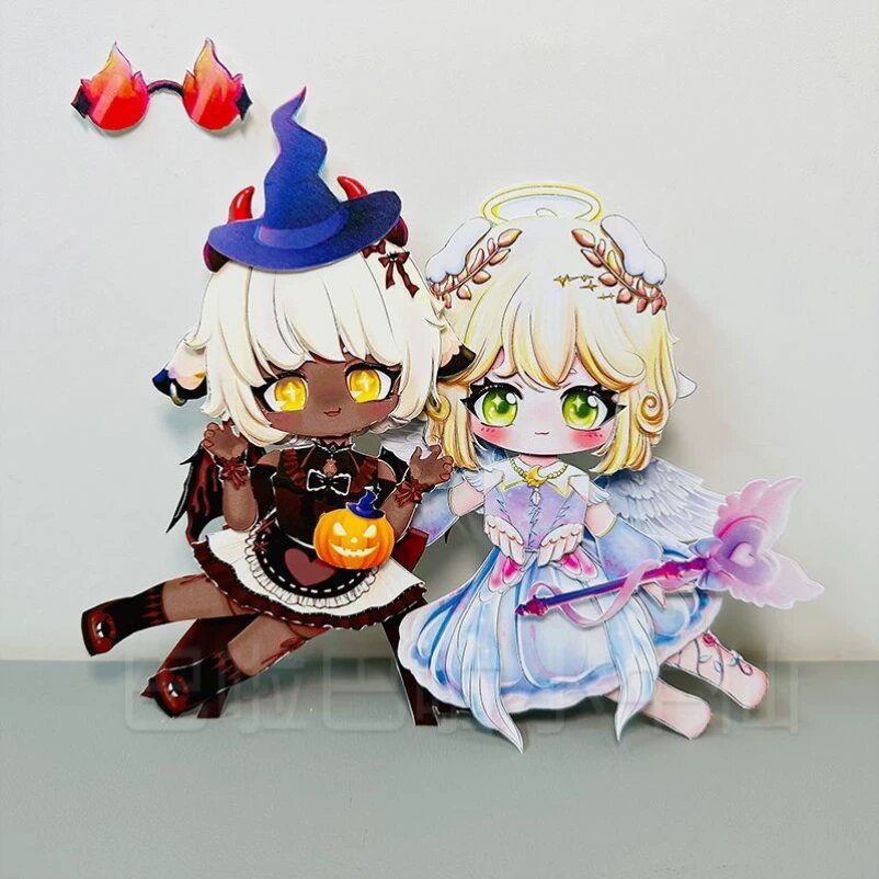 Подвижная бумажная кукла Эгман, вокалист группы Yaoxing Jia Long Jingjing Xingdailu, аниме-фигурка с подвижными