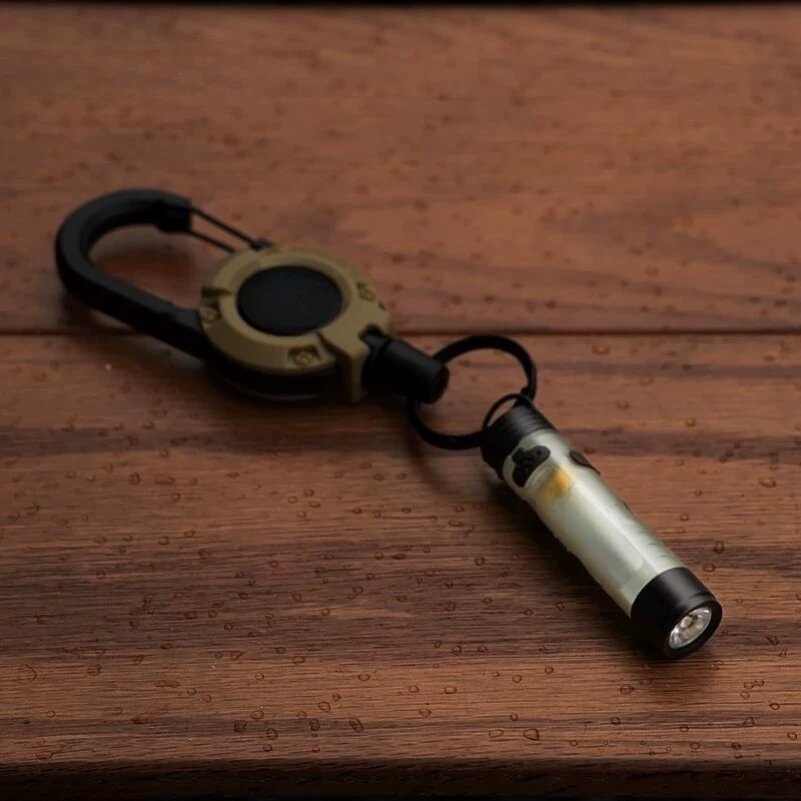 Японский оригинальный мини-фонарик 5050, сверхлегкий, для использования на открытом воздухе, с мощным светом,