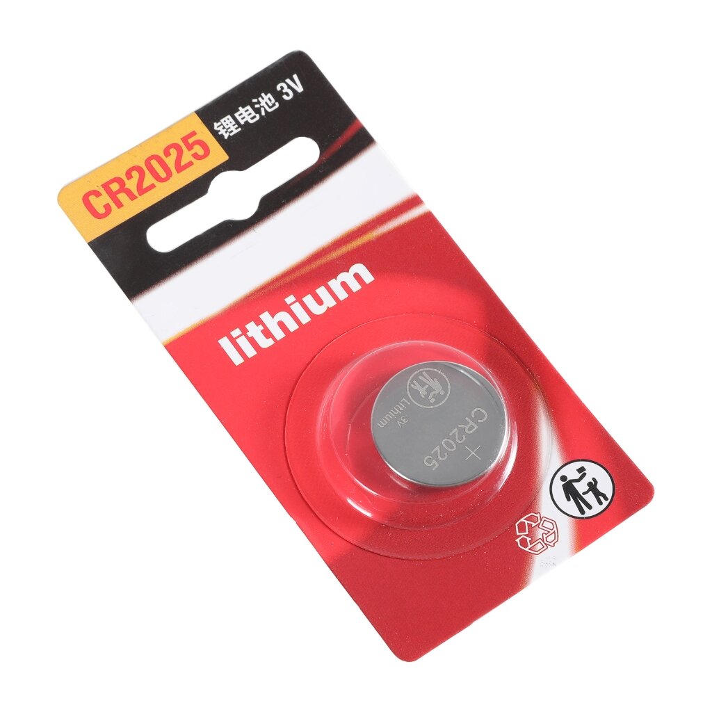 Батарейка CR2025 Coin Cell Battery 3V Single Pack, Литиевый Кнопочный элемент для игрушек, пультов дистанционного управления и электронных устройств