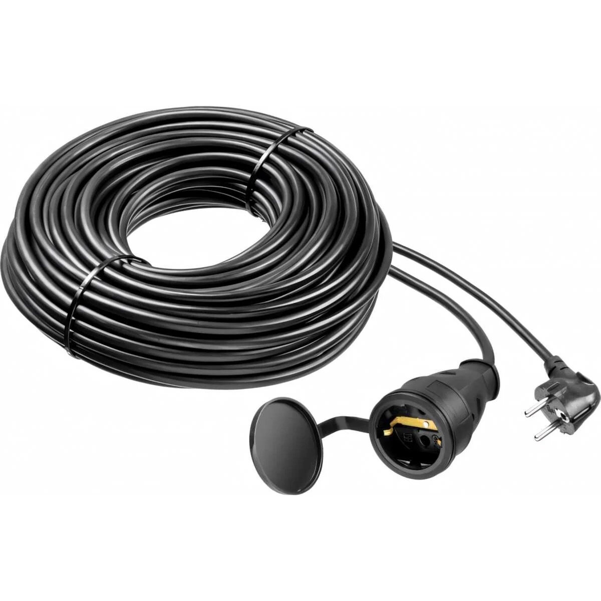 Удлинитель-шнур ЗУБР 55020-30 16А IP44 с/з 1 розетка 30м 3500 Вт