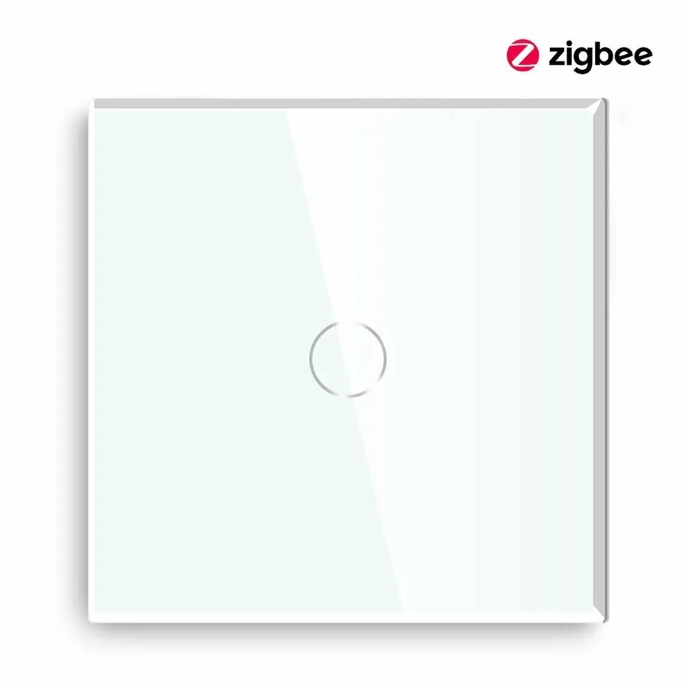 Сенсорный выключатель проходной (переключатель), ZIGBEE, 1 клавиша, Без нейтрального провода