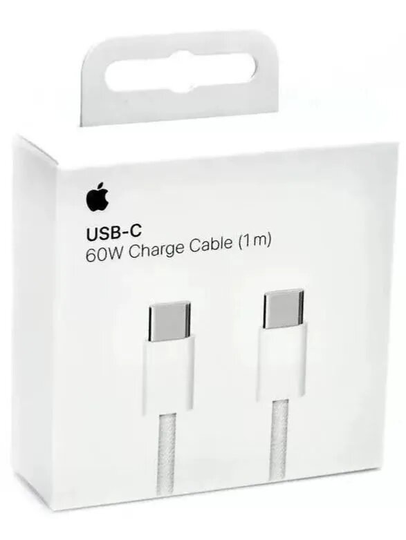 Кабель для iPhone Apple USB-C to USB-C, 60W, 1 метр (MQKJ3FE/A)