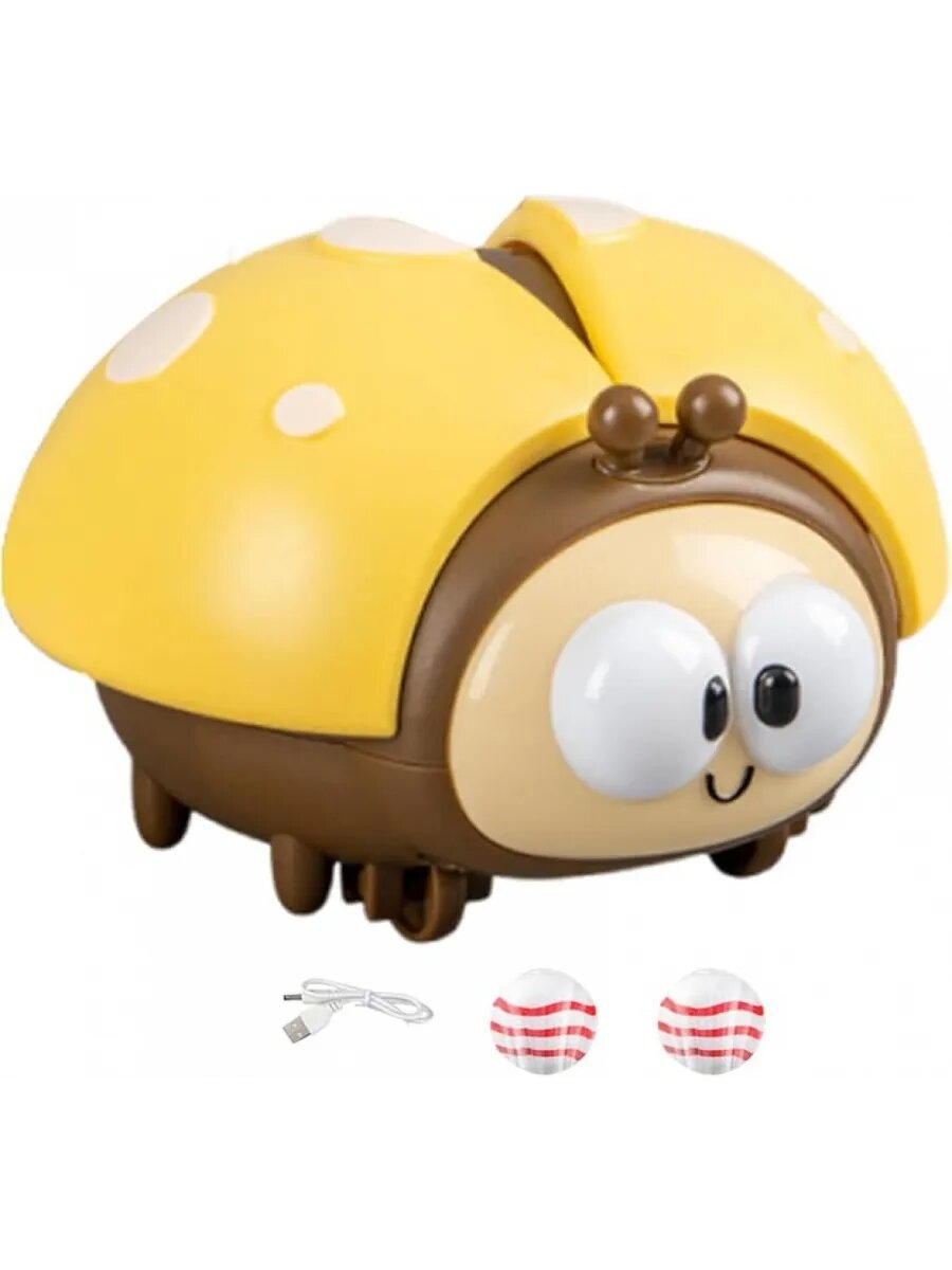 Летающая игрушка божья коровка сенсорная монтессори