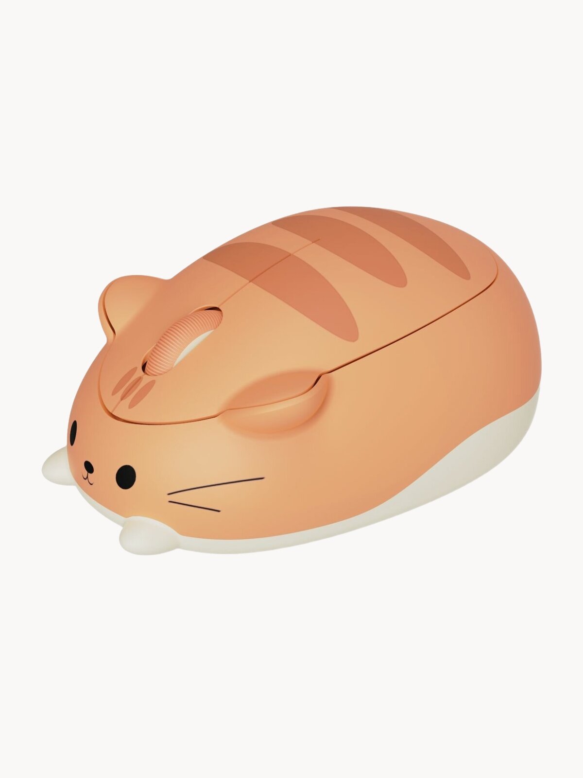 Беспроводная Bluetooth-мышь AKKO cute cat orange, 2,4 G, универсальная для компьютера, оранжевый