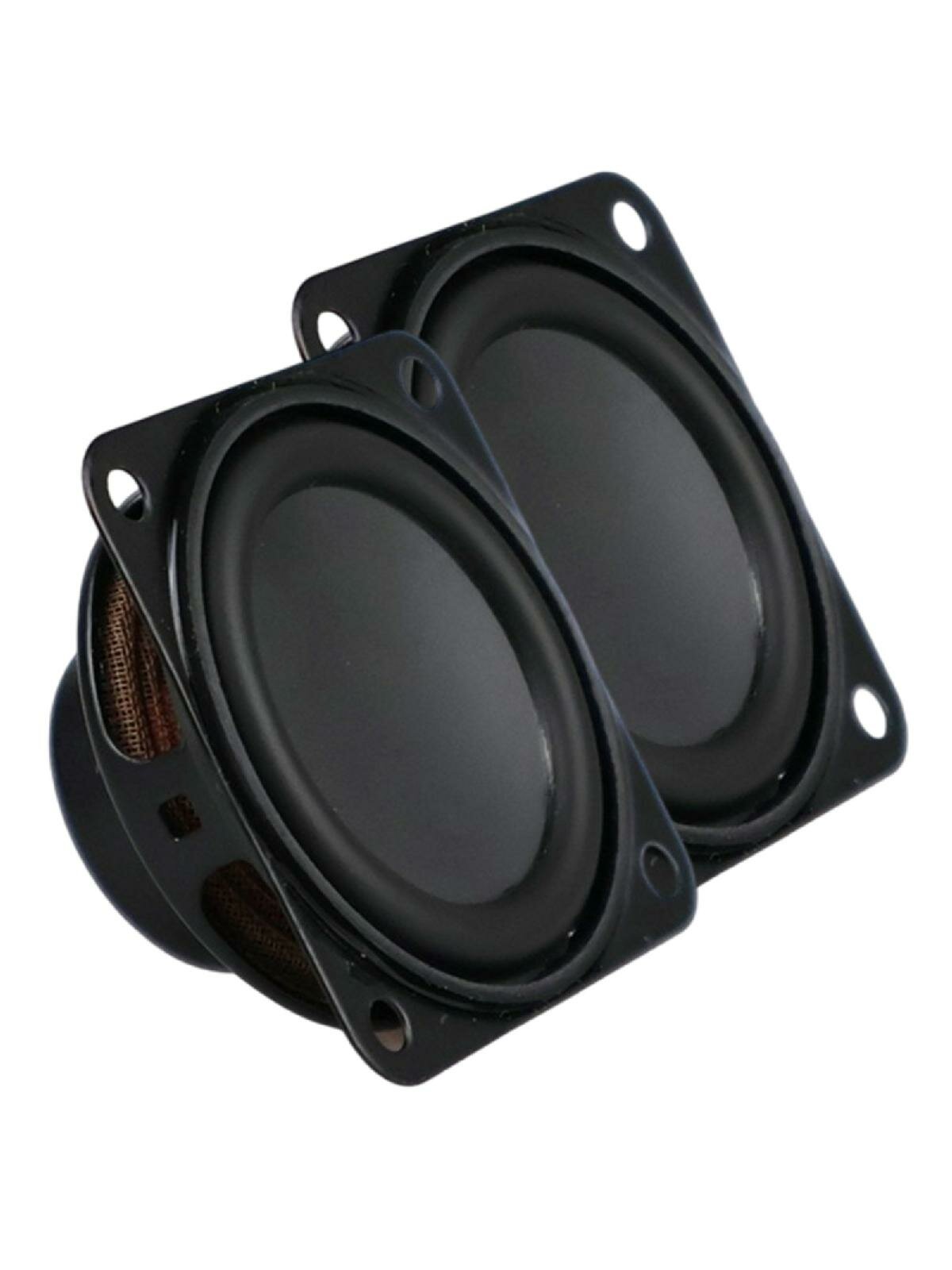 2шт 40-мм динамики 4 Ом 3 Вт, усилитель звука, Резиновые боковые динамики