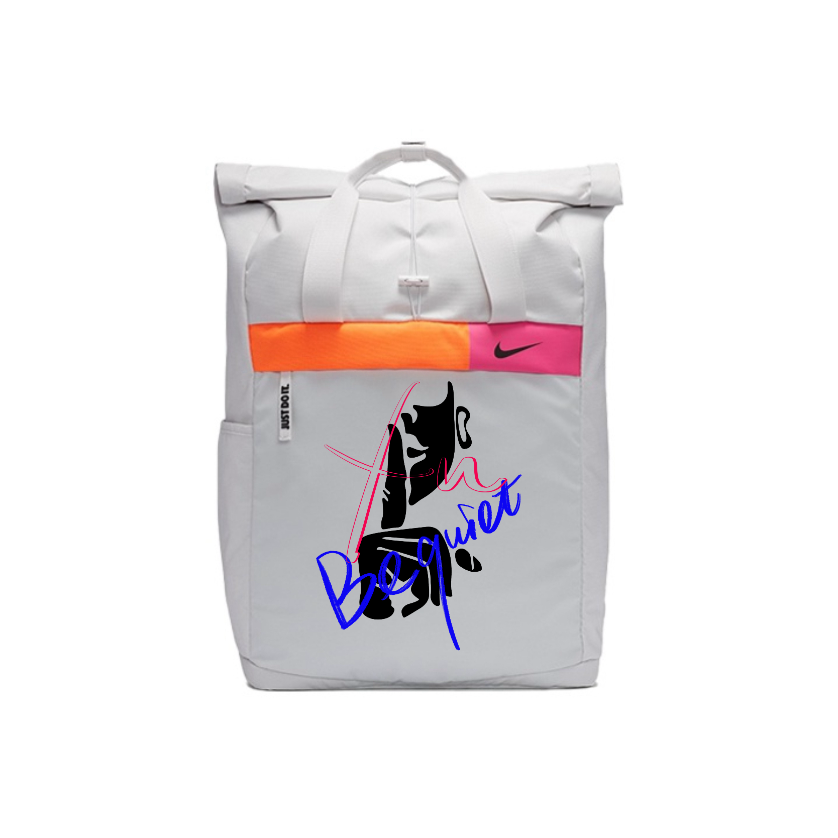 Рюкзак унисекс Nike Fabric Backpack, Light Silver Gray