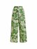 Брюки ESSENTIEL ANTWERP Pleated printed trousers, размер 38, green