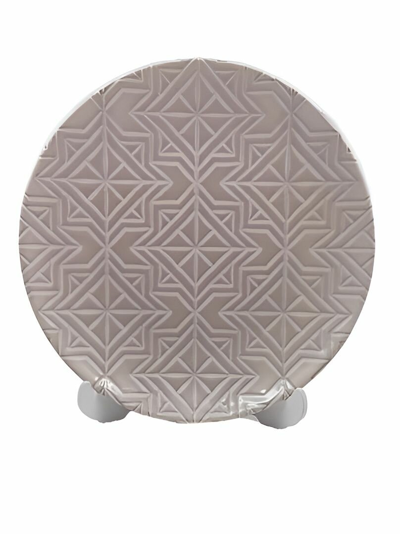 Набор фарфоровых тарелок мелких 240 мм "Аксамит" ф. Универсал, 4 шт, Добрушский фарфоровый завод