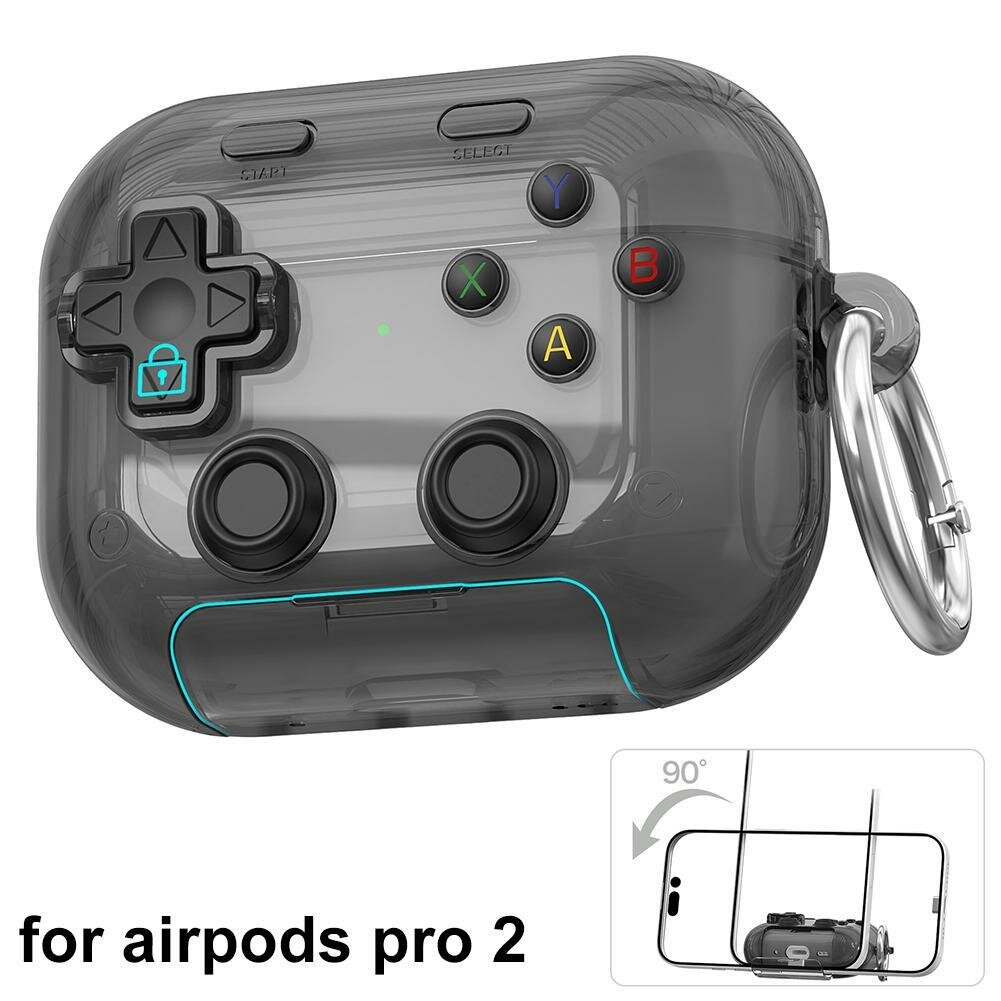 Чехол для AirPods антистресс, мягкий силиконовый прозрачный чехол с поплавком