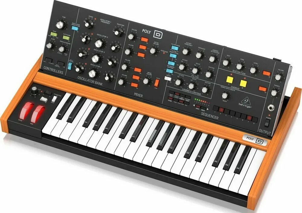 Behringer POLY D - аналоговый 4-х голосный полифонический синтезатор