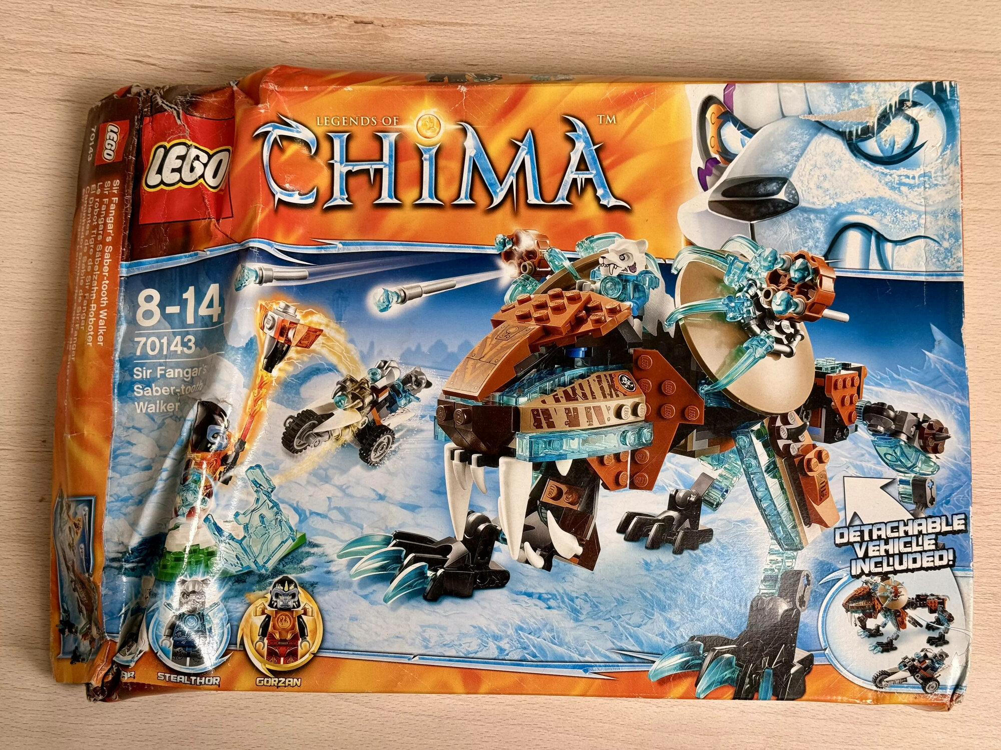 LEGO Уцененные наборы 70143-404 Саблезубый шагающий робот Сэра Фангара (новый, уценка)