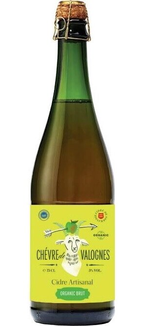 Сидр "Chevre de Valognes" Artisanal Organic Brut, 6 шт, 0.75 л
