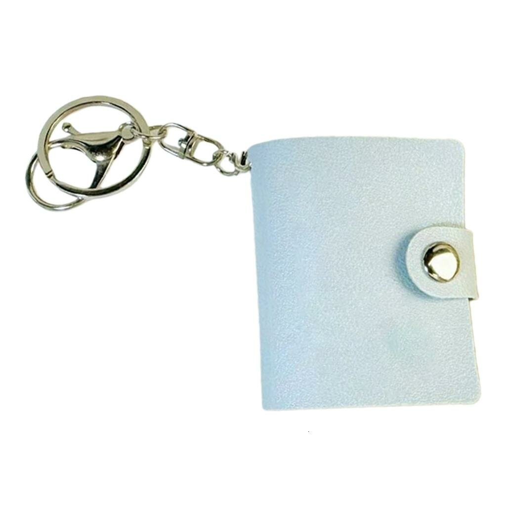 Мини-альбом для фотографий с брелоком, Синий