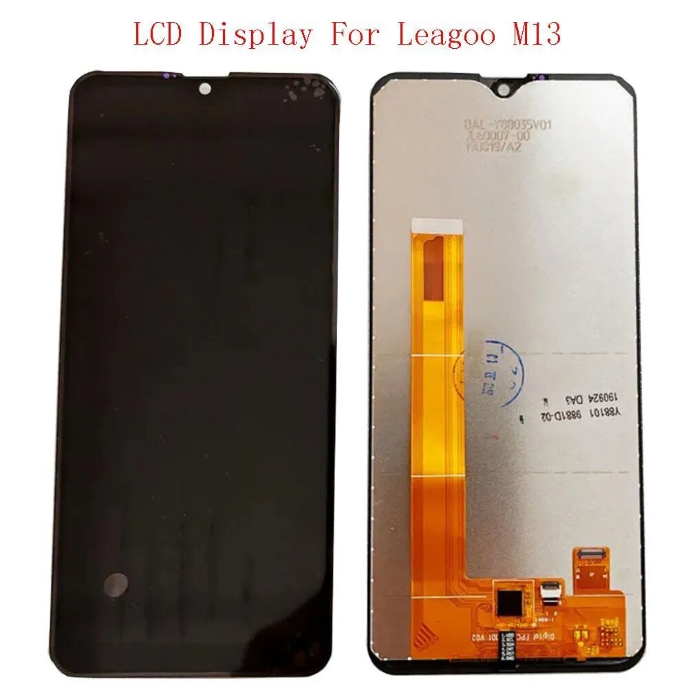 Дисплей на For Leagoo M13 в сборе с тачскрином Черны
