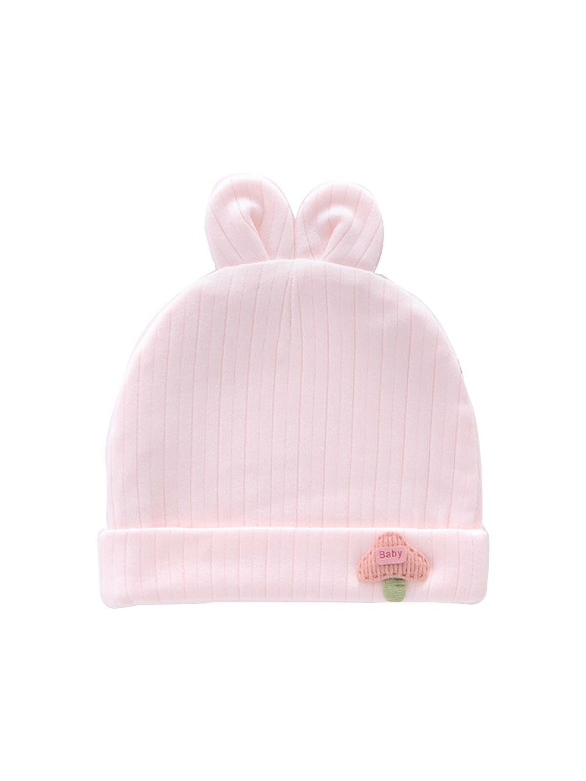 Теплая детская шапочка Мягкая дышащая шапочка-бини для новорожденных Внутри и снаружи