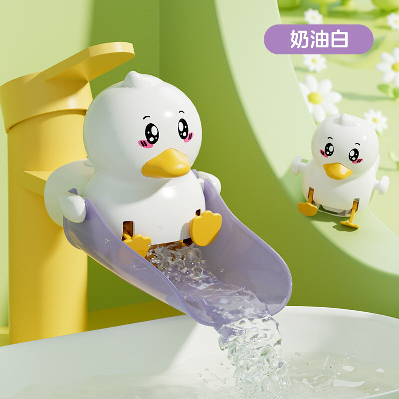 Удлинитель для крана, милый мультяшный силиконовый удлинитель для мытья рук, длинный, защита от брызг, волшебный водяной направитель для раковины