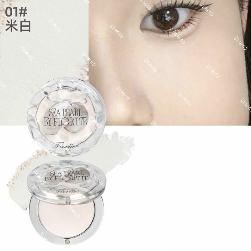 Пудра FLORETTE Highlight Powder естественным образом осветляет макияж лица. хайлайтер осветляющая пудра для осветления макияжа