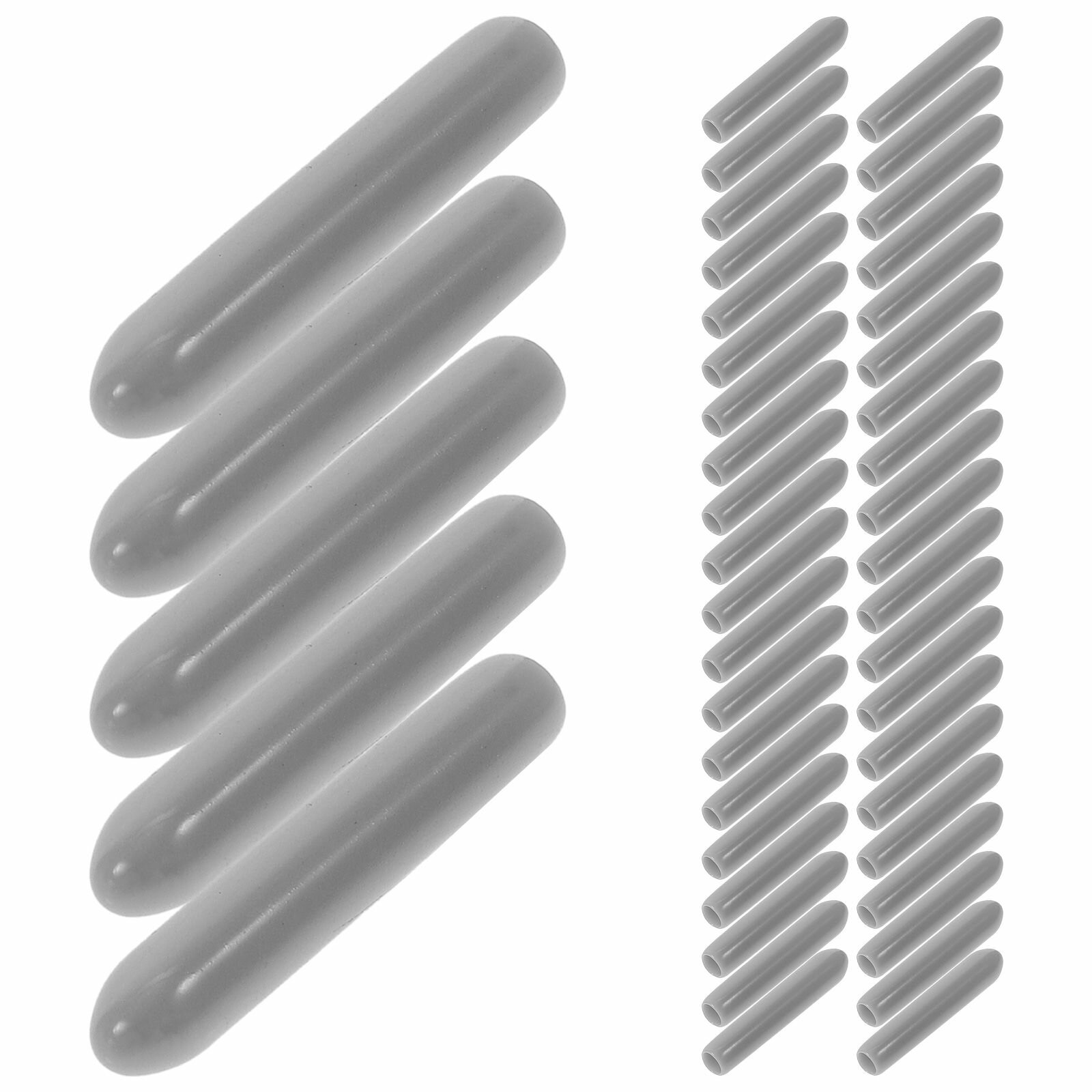 Защитные круглые колпачки из пвх для наконечников проволочных полок посудомоечной машины, 150 шт, серые