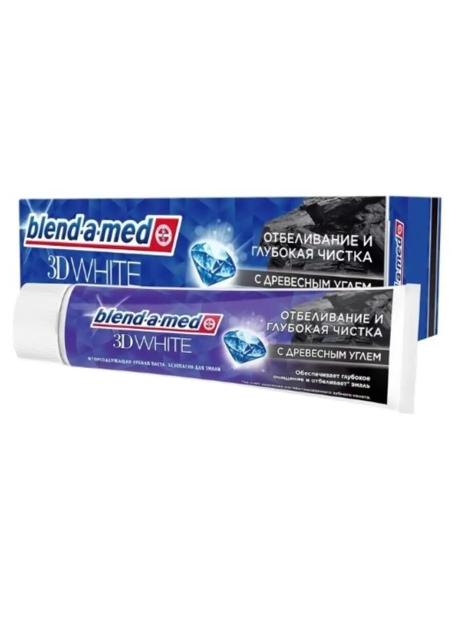 Blend-a-med зубная паста 3d white отбеливание