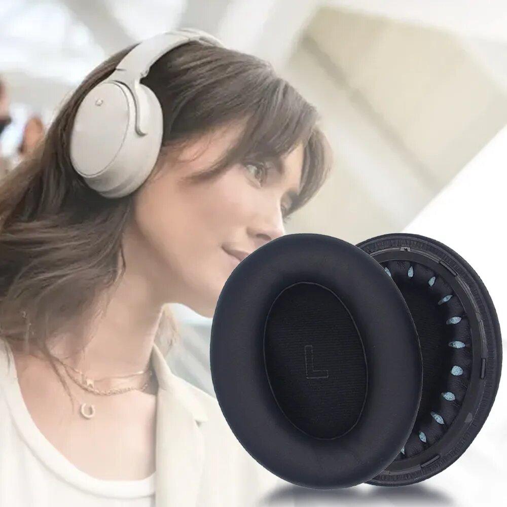 Сменные амбушюры-наушники для наушников Bose QC Ultra (черные)