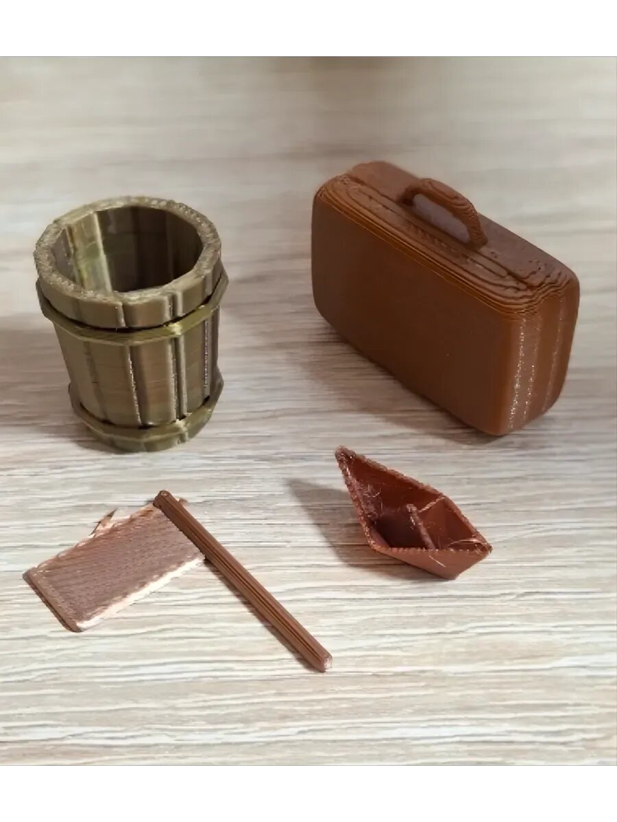 Набор миниатюр - 4 шт, для ватной игрушки