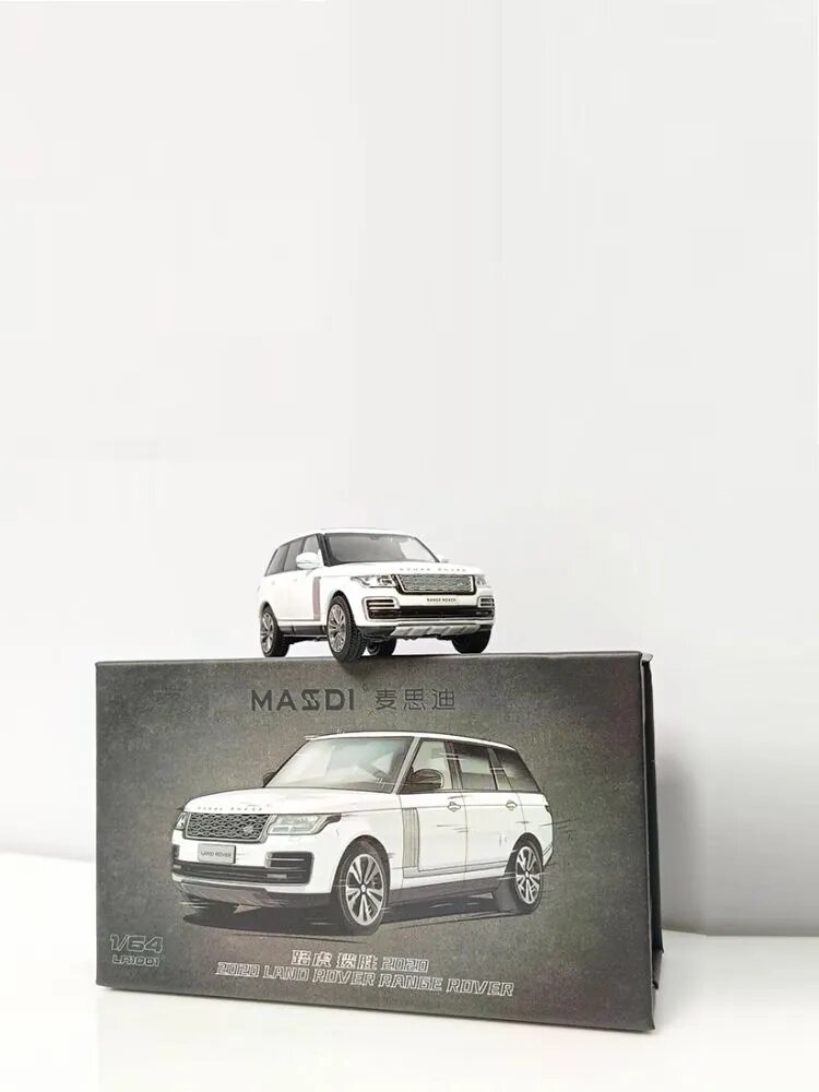 Машинка металлическая модель Masdi 1:64 2020 Land Rover Range White