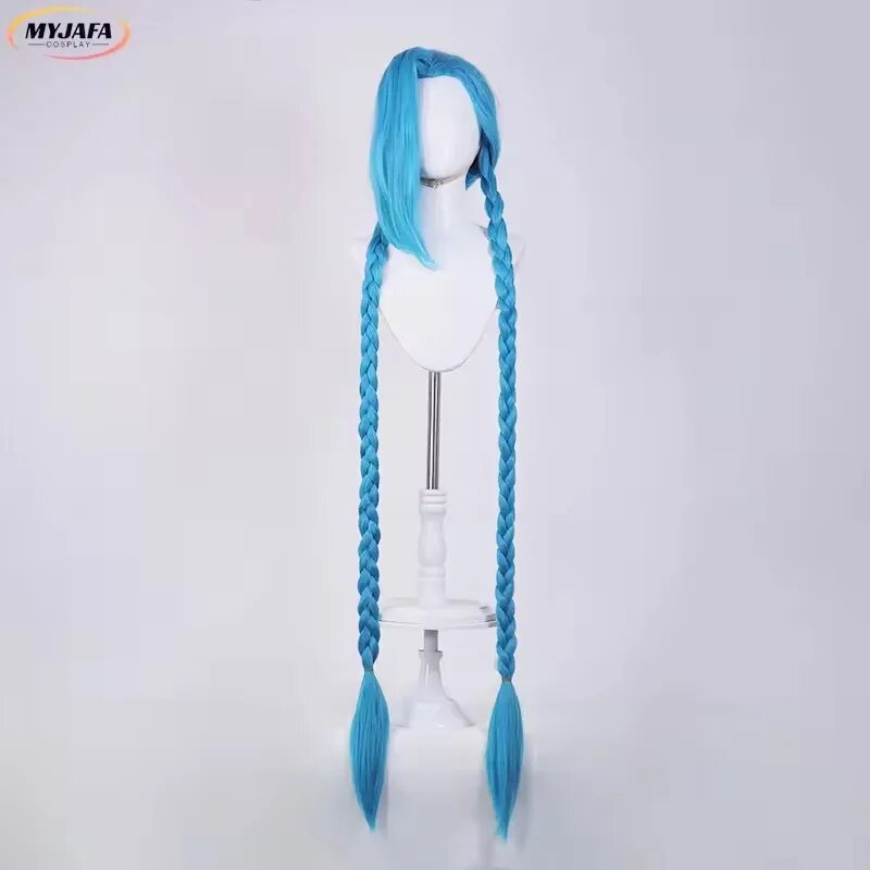 Синтетический парик Джинкс синий длинный Only Wig