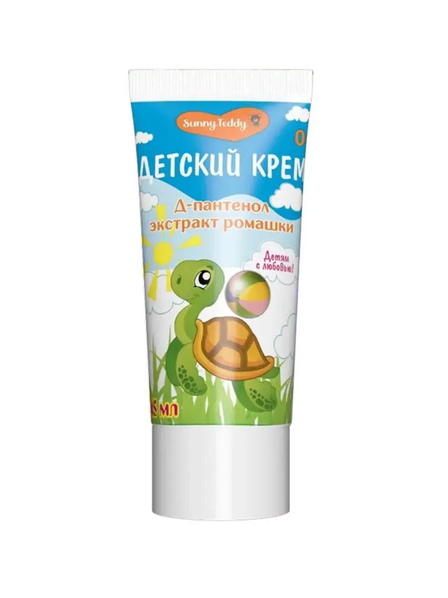 SunnyTeddy Крем детский, пантенол и ромашка, 45 мл, 1шт.