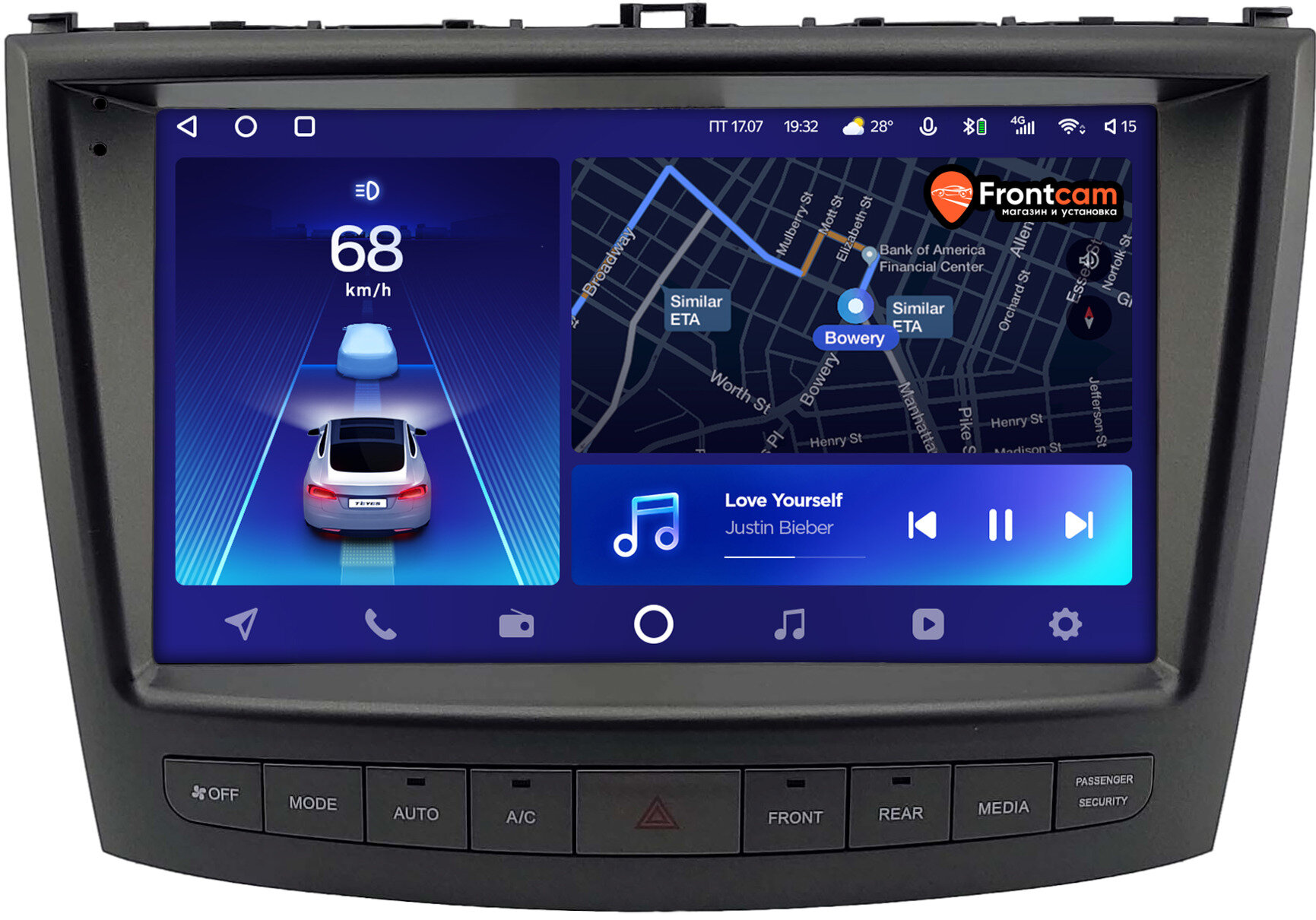 Штатная магнитола Teyes CC2 PLUS 6/128 10" RM-10-1677 Lexus IS 2 2012-2016 (Тип A) Android 10 (4G-SIM, DSP, QLed)