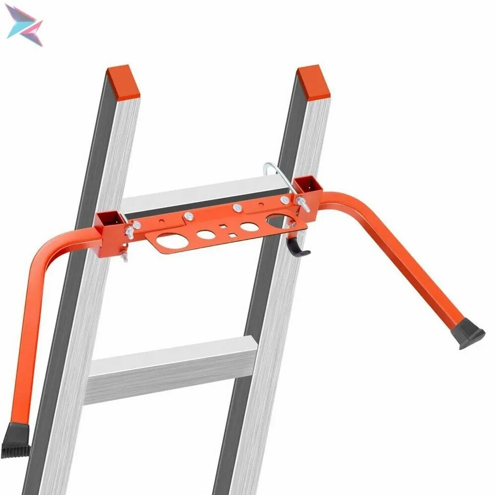 Стабилизатор для лестницы, удлинитель опоры, усиленный, для работ на крыше и водосточных желобахqz