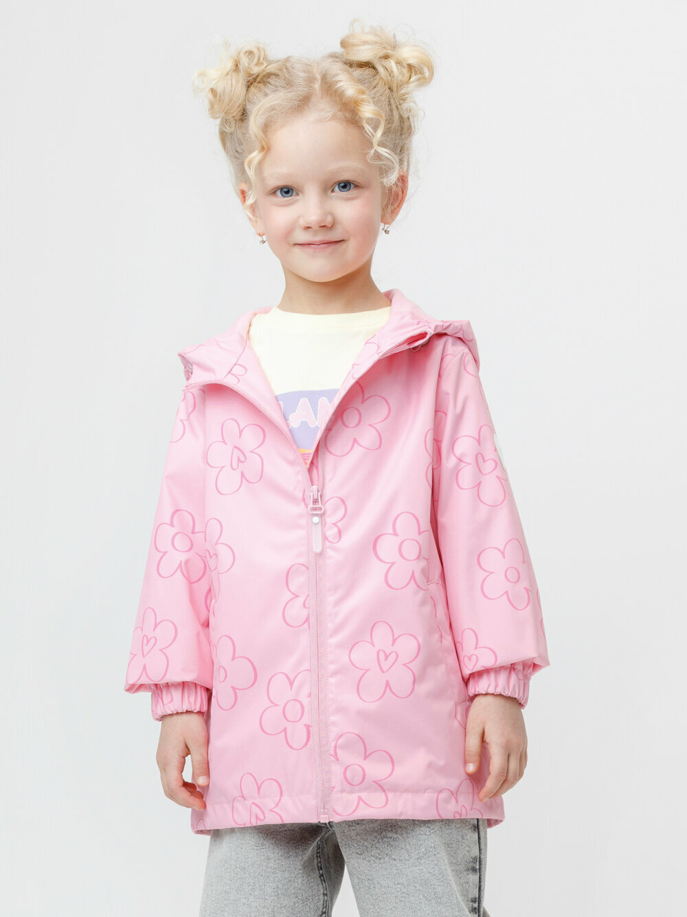 Ветровка мембранная с подкладом из хлопка, демисезон