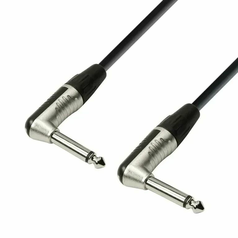 Инструментальный кабель Adam Hall K4IRR0600 Black 6 м