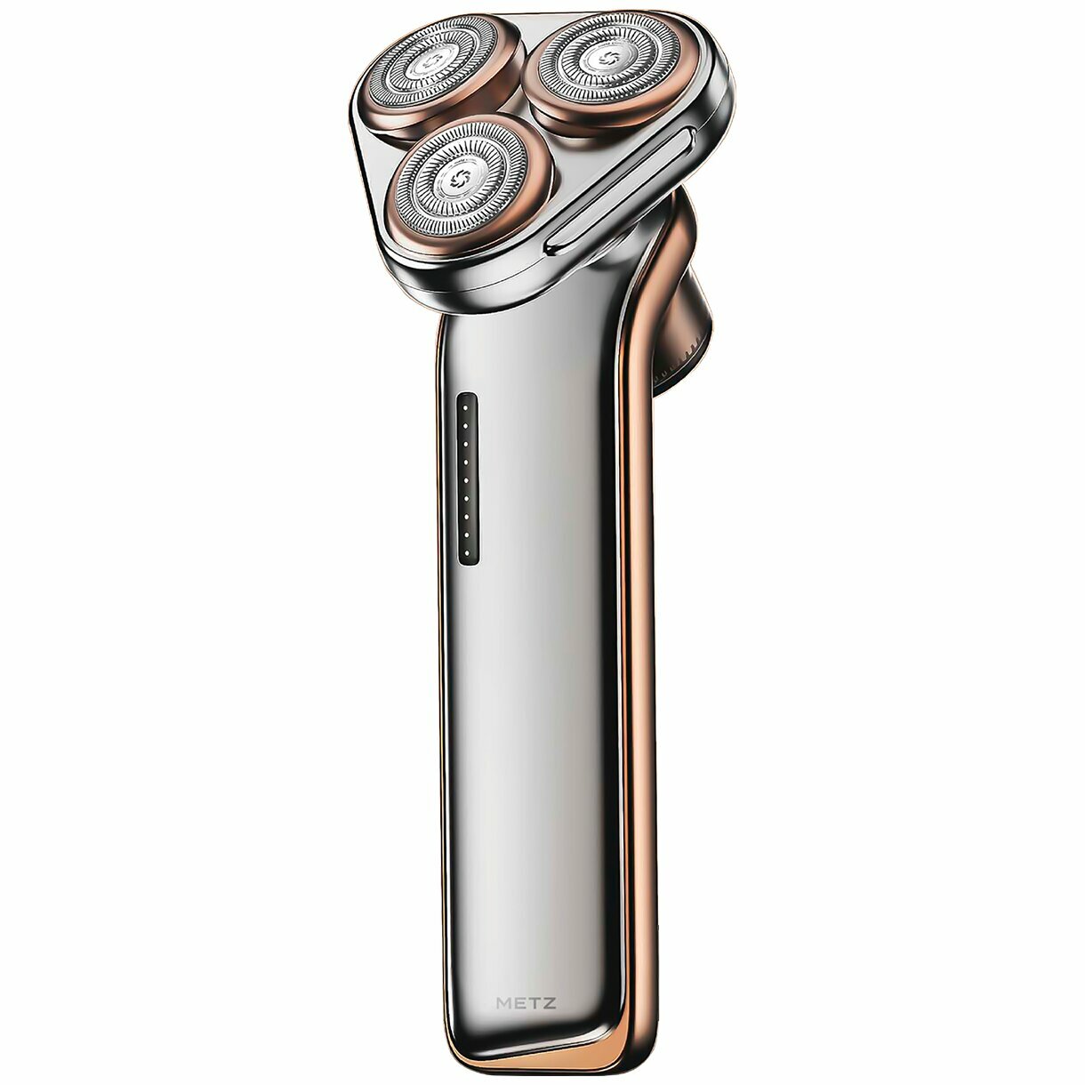 Электробритва Metz "Sword" Skyworth, 3 бреющих элемента, влажное и сухое бритьё, серебристая