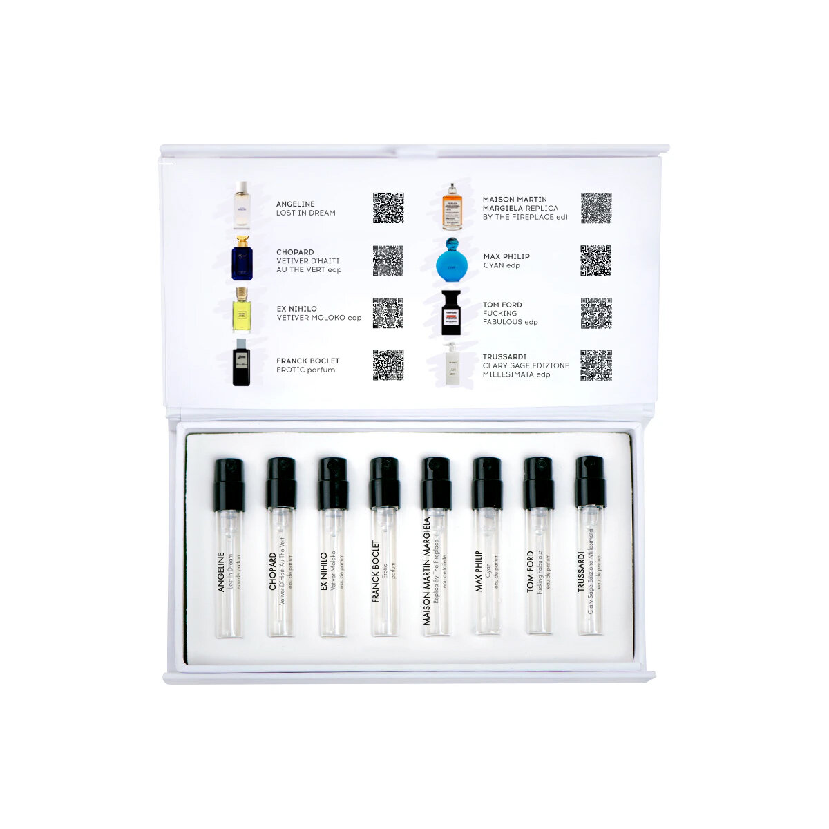 Набор парфюмерный AROMA BOX "Овен", унисекс, рефиллы, 8 ароматов