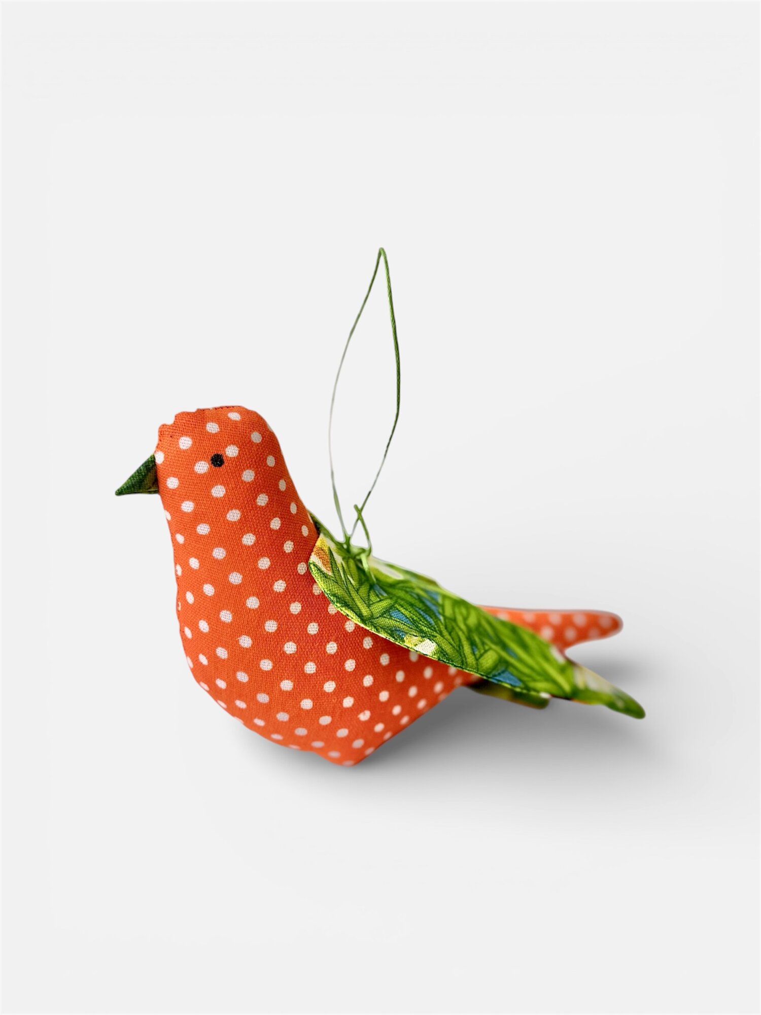 Игрушка мягкая "Птичка счастья", ручная работа, розовый, 18см, благотворительность