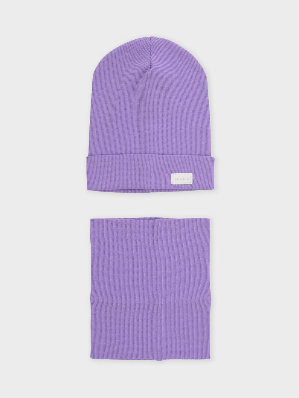 Комплект с головным убором демисезонный, шапка и снуд, детский для девочек