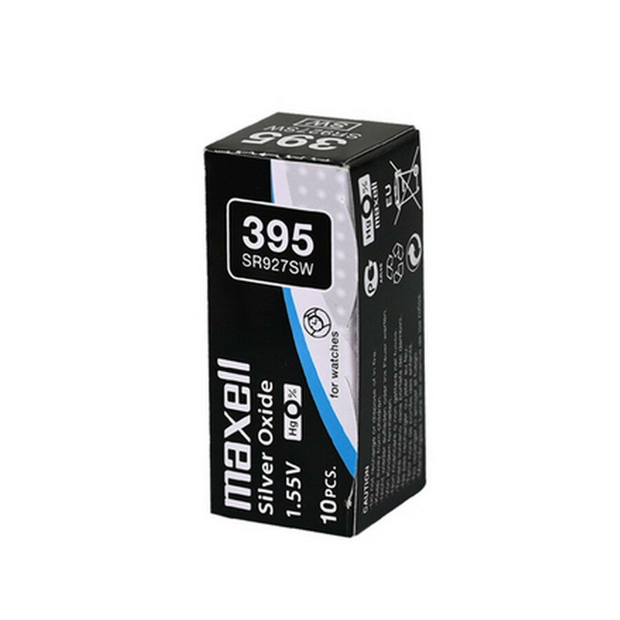 Батарейка MAXELL SR927SW 395 Комплект 10 шт.
