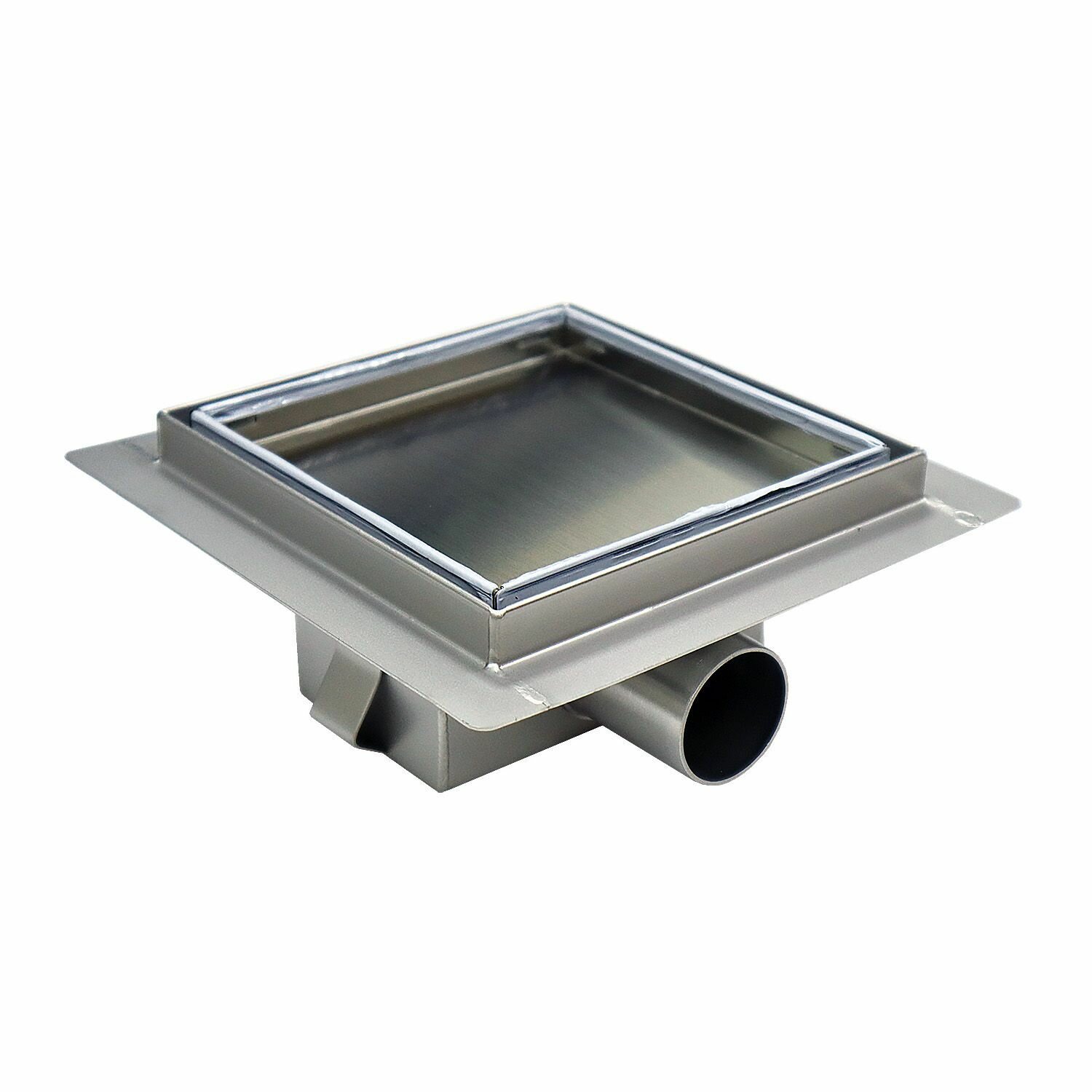 Трап для душа AZARIO 150х150 (AZZ1TILE150) горизонтальный выпуск