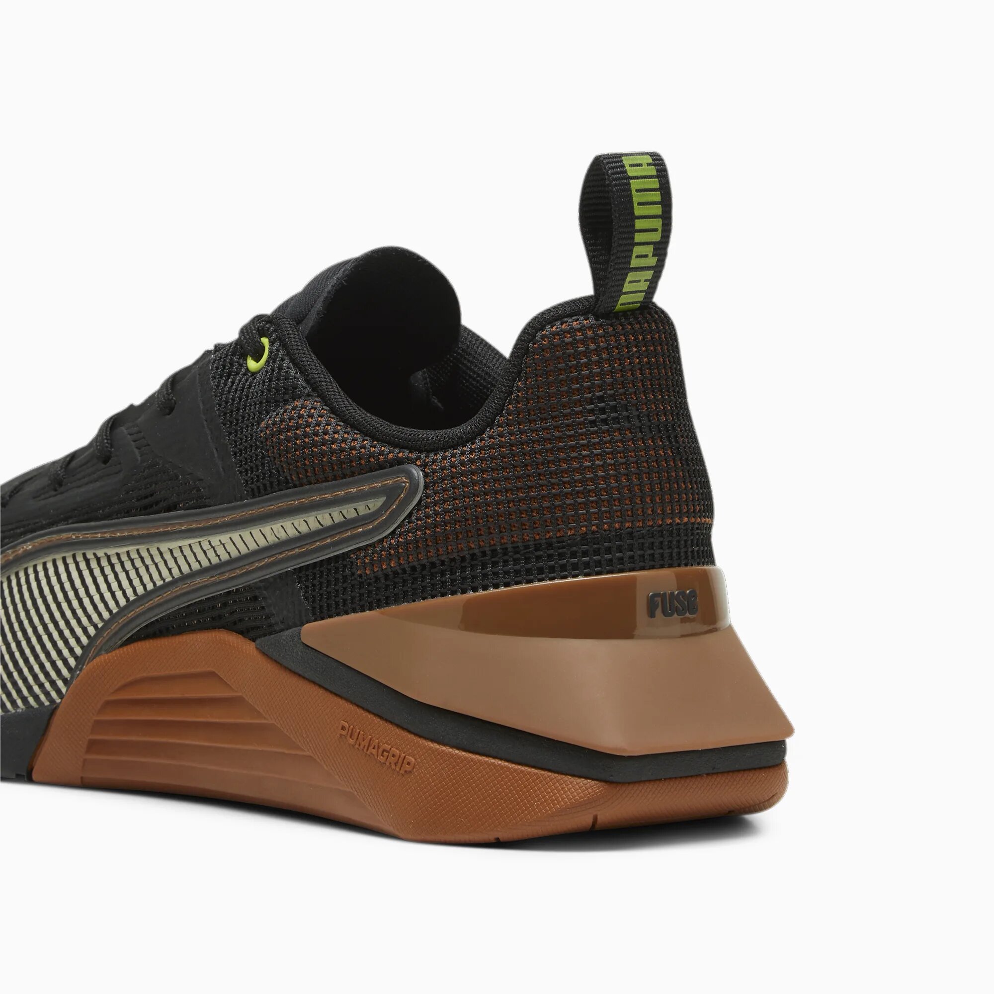 Кроссовки PUMA Fuse 3.0, полнота R, размер 8 UK, черный/коричневый — фото 1