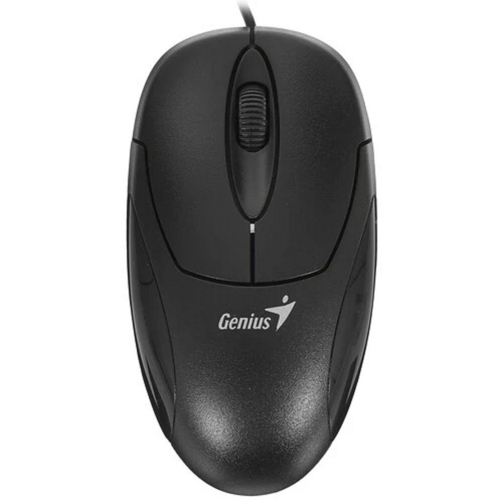 Мышь проводная Genius XScroll V3, оптическая, 1000 dpi, USB, черный
